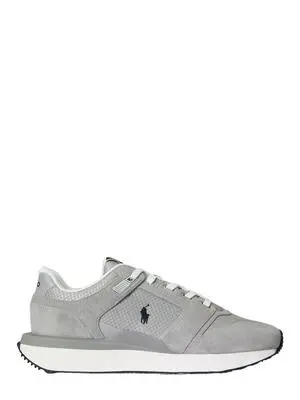 Polo Ralph Lauren Suede Leather Low-top Sneakers - Grey