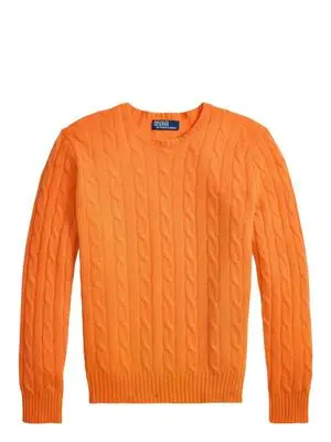Polo Ralph Lauren Cashmere Cable-knit Pullover - Orange