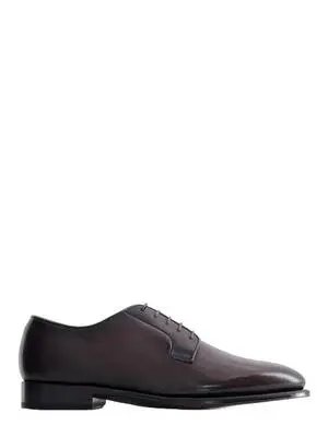 ANTHONY VEER Sterling Derby Chestnut Depth Brown Leather