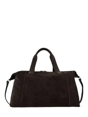 Vince Suede Duffle Bag - Tobacco