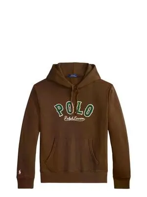 Ralph Lauren Logo Hooded Sweatshirt - Brown