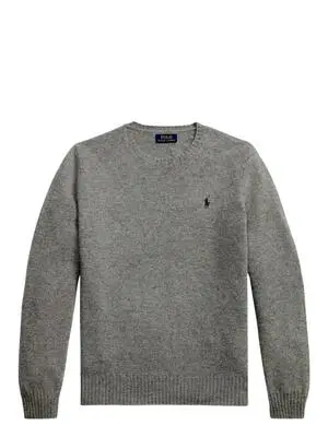 Polo Ralph Lauren Long-Sleeved Sweater With Logo Detail Grey