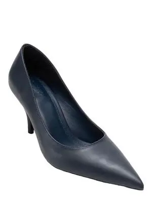 PROLOGUE SHOES Marcus Pointed Toe Pump - Navy