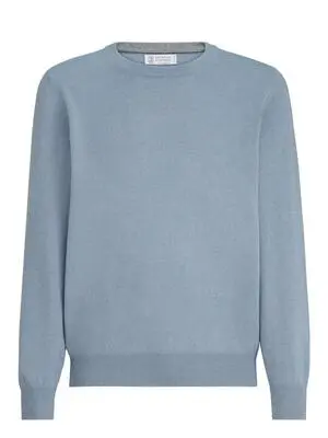 Brunello Cucinelli Cashmere Crewneck Sweater - Slate