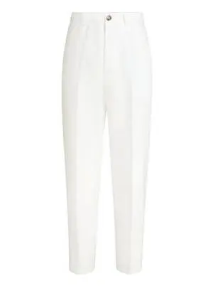 Brunello Cucinelli Panama Trousers - Snow