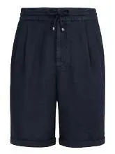 Brunello Cucinelli Gabardine Bermuda Shorts - Navy Blue