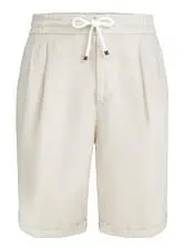 Brunello Cucinelli Gabardine Bermuda Shorts - Yuta