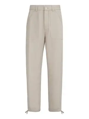 Brunello Cucinelli Drill Trousers - Cocoa