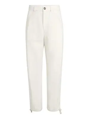 Brunello Cucinelli Drill Trousers - Off-white