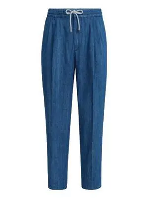 Brunello Cucinelli Lightweight Denim Trousers - Medium Denim