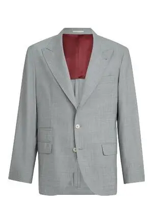 Brunello Cucinelli Virgin Wool Blazer - Grey