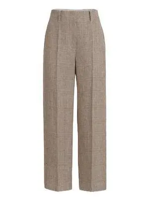 Brunello Cucinelli Square Cigarette Trousers - Light Brown