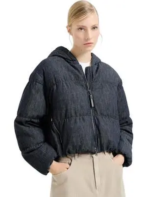 BRUNELLO CUCINELLI Effect Twill Down Jacket