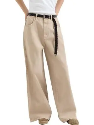 Brunello Cucinelli Relaxed Trousers - Beige