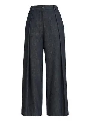 BRUNELLO CUCINELLI Pleated A-Line Trousers