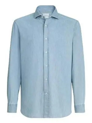 BRUNELLO CUCINELLI Lightweight Denim Shirt