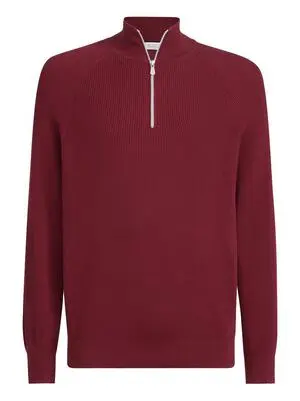 Brunello Cucinelli Cotton Sweater - Red