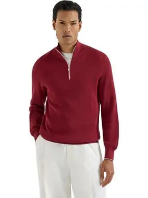Brunello Cucinelli Cotton Sweater - Red