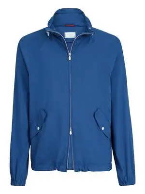 Brunello Cucinelli Outerwear With Hood - Royale Blue