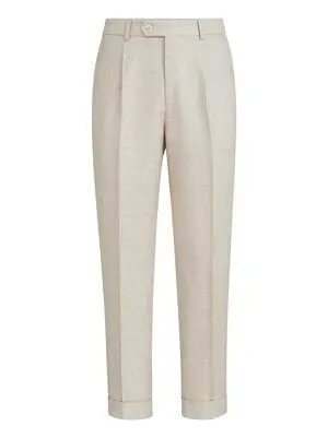 Brunello Cucinelli Pleated Trousers Sand