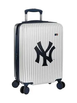 HEYS Mlb New York Yankees 21-inch Luggage - White