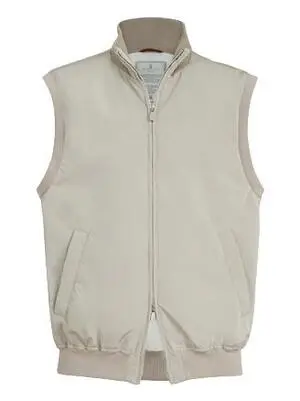 Brunello Cucinelli Vest With Thermore® Padding - Dove Grey