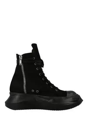 Rick Owens Abstract High-top Sneakers - Black