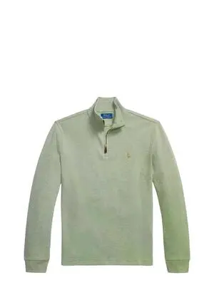 Polo Ralph Lauren Estate-rib Quarter-zip Sweatshirt - Green