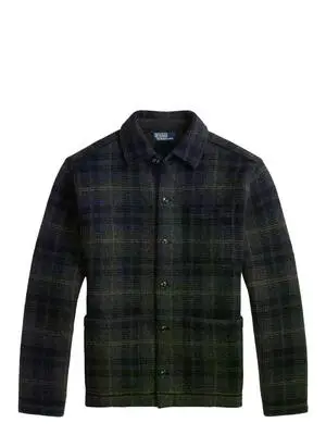 POLO RALPH LAUREN Plaid Wool Cardigan