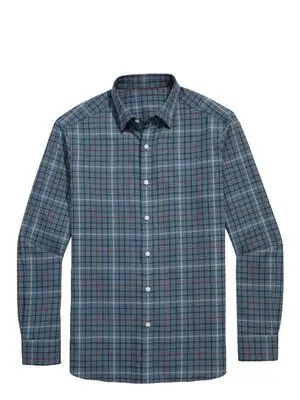 Vineyard Vines Madaket Tattersall Tech Twill Button-up Shirt - Balsam