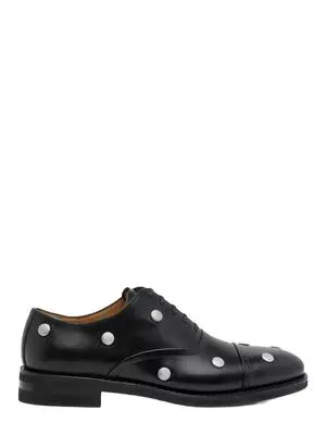 Bally Scribe Un Studded Derby Shoes - Black