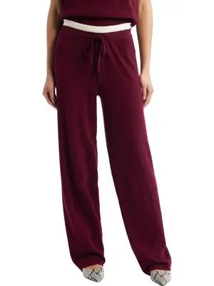 ARTLESS FOREVER Tove Layered Sweater Pants - Merlot