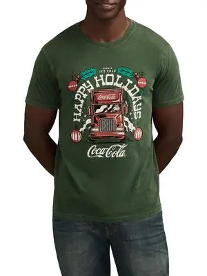Lucky Brand Coca-cola® Truck Cotton Graphic T-shirt - Sycamore