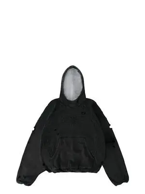 YOUNGLA X Batman Street Hoodie - Black Wash
