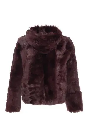 Gorski Reversible Toscana Lamb Shearling Jacket - Red