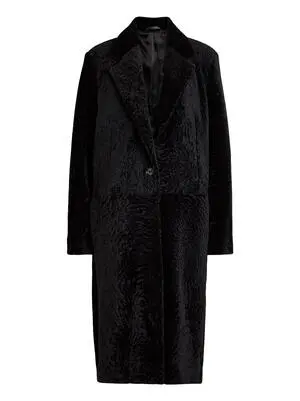 TOTEME Shearling Coat - Black
