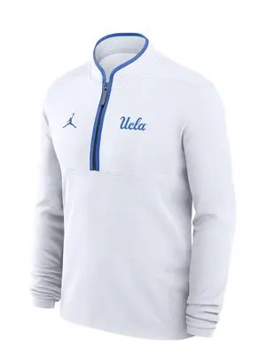 JORDAN Ucla Victory Brand Dri-fit College 1/2-zip Long-sleeve Top - White