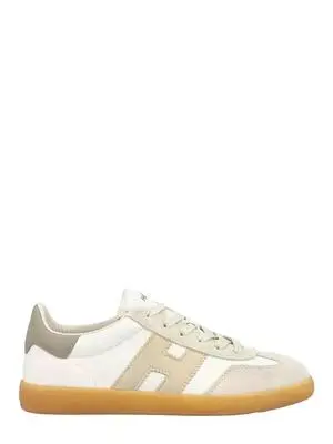 Hogan Panelled Logo Detail Sneakers - Neutrals