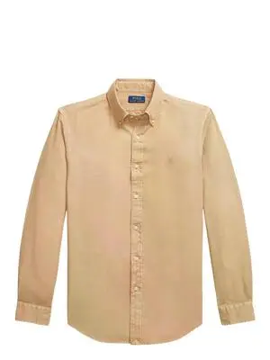 Polo Ralph Lauren Logo-detail Cotton Shirt - Neutrals