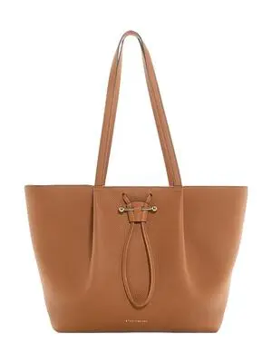 Strathberry Osette Leather Shopper Tote - Tan