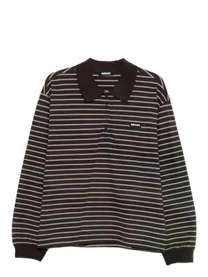 ROTATE BY BIRGER CHRISTENSEN Long-sleeve Polo Shirt - Brown