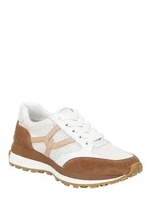 Veronica Beard Valentina Mesh Sneakers - Chestnut/lily