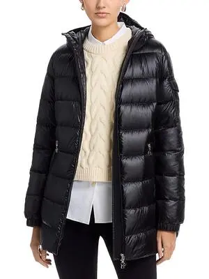 Moncler Glements Hooded Down Jacket - Black