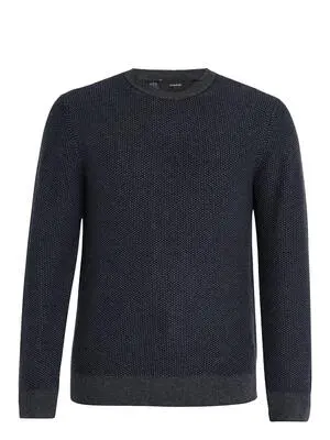 VINCE Geometric Jacquard Sweater