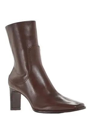 REFORMATION Claudette Ankle Boots - Espresso