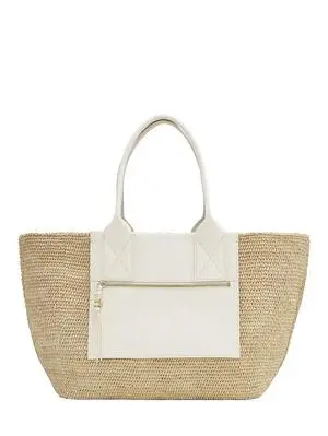 GANNI Medium Shopper Tote - Egret