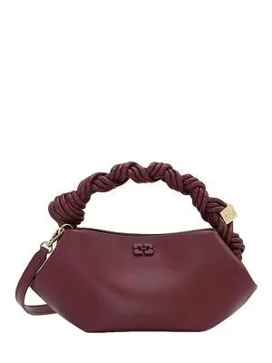 GANNI Mini Bou Bag - Burgundy