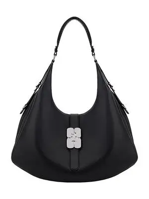 GANNI Large Kat Bag Black