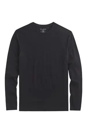 Mack Weldon Cloud Fx Long Sleeve Crew True Black
