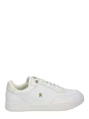 Tommy Hilfiger Cupsole Leather Sneakers - White
